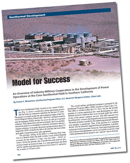 Project Information – Coso Operating Company
